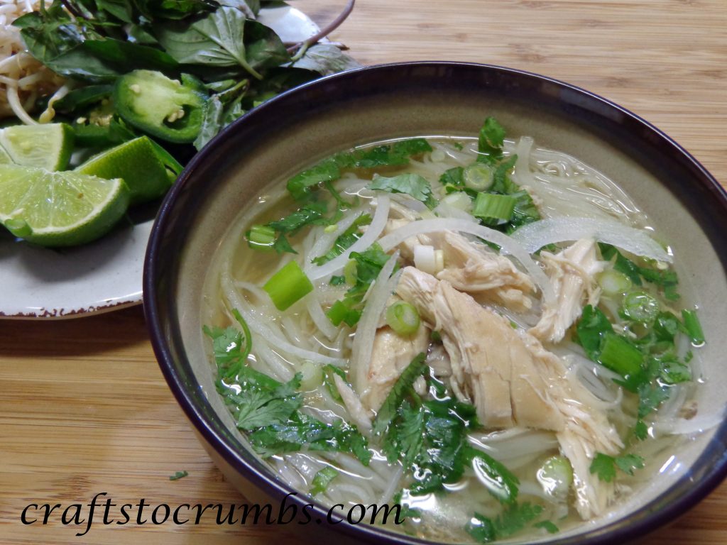 Slow Cooker Chicken Pho – Crafts to Crumbs