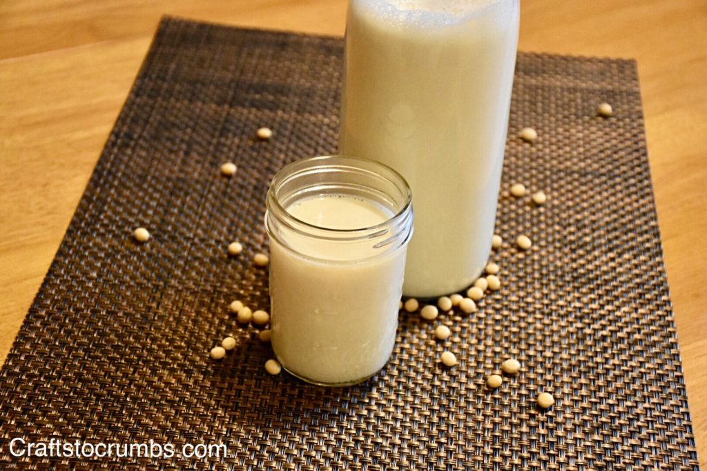 Homemade Soy Milk – Crafts to Crumbs