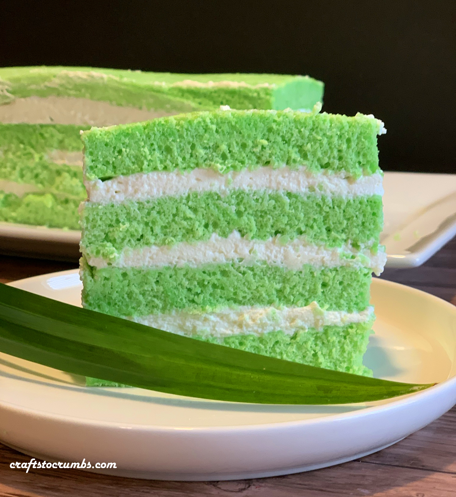 Pandan Butter Sponge Cake – Crafts to Crumbs