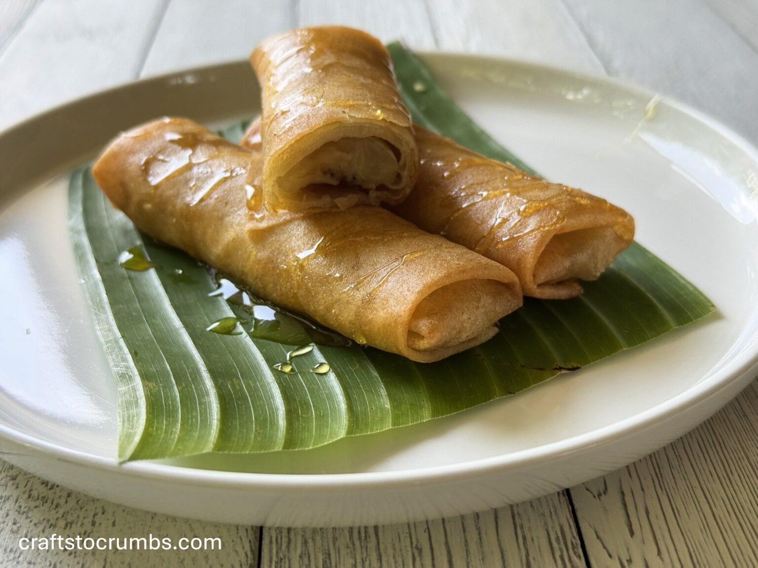 Banana Spring Rolls – Crafts to Crumbs
